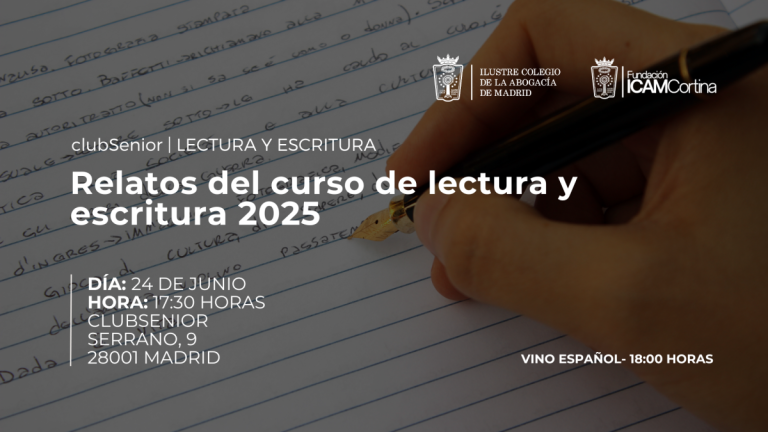 El curso de Lectura y Escritura del Club Sénior presenta el día 24 de ...
